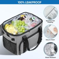 China Extra Large 40/60 Cans Volume Soft Leakproof Beach Camping Kayaking Road Trips Custom Travel Cooler Bag for sale