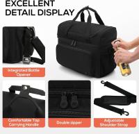 China Extra Large Insulated Black Picnic Camping Beach Work Custom Travel Cooler Bag for sale