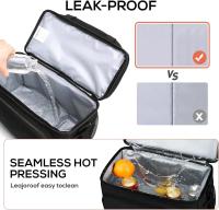 China Extra Large Insulated Black Picnic Camping Beach Work Custom Travel Cooler Bag for sale