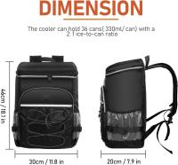 China Lightweight Insulated Portable Cooler Bag Water-Resistant For Picnic Camping Beach Hiking BBQ for sale