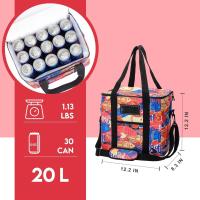 China Portable Collapsible Insulated Bag Cooler Waterproof Lightweight Large Soft With Padded Shoulder Strap for sale