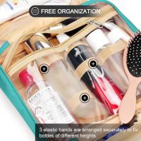 China Medium Waterproof Hanging Makeup Accessories Cosmetic Essentials Dopp Kit Custom Travel Bag for sale