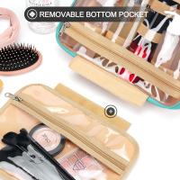 China Medium Waterproof Hanging Makeup Accessories Cosmetic Essentials Dopp Kit Custom Travel Bag for sale