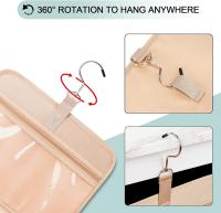China Medium Waterproof Hanging Makeup Accessories Cosmetic Essentials Dopp Kit Custom Travel Bag for sale