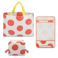China Folding Canvas Tote Shopping Bag Large 3 Pack Handbags Purses Wallets 15.5X12.5