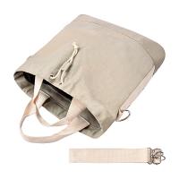 China Crossbody Drawstring Bucket Bag Pouch Canvas Tote Bags Shoulder Buckle Strap 12X3X12