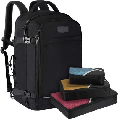 China 40L Flight Approved Luggage Carry On Water Resistant Weekender Overnight Bag for 17 inch Laptop for sale