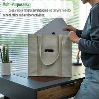 China Heavy Duty Canvas Shopping Bag With Pockets Zip Codycross Grocery Eco Friendly for sale