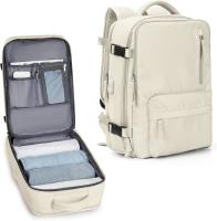 China Beige Large Airline Approved Carry On Waterproof Business Work Custom Travel Bag for Women Men for sale