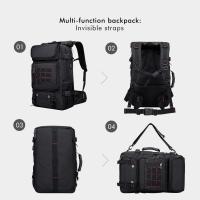 China Black Large Capacity Airline Convertible Nylon Carry on Customizable Duffle Bags for Men for sale