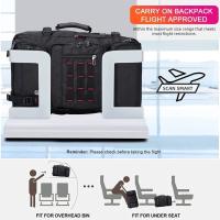 China Black Large Capacity Airline Convertible Nylon Carry on Customizable Duffle Bags for Men for sale