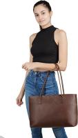 China Vintage Briefcase Computer Leather Laptop Tote Bag , 16x21 Work Office Shoulder Bag for sale