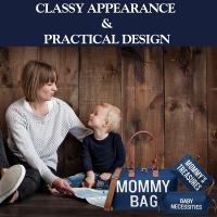 China Waterproof Diaper Tote Bag For Baby Boy Cute Mom Travel Large 15x7x10