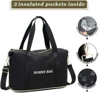 China Soft Cute Diaper Tote Bags Small Insulated Bottle Pockets For Newborn Personalized for sale