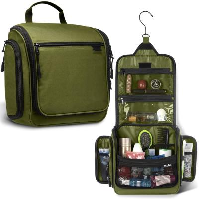 China Waterproof Large Hygiene Toiletry Makeup Cosmetics Customizable Duffle Bags with Metal Swivel Hook for Men Women for sale