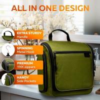 China Waterproof Large Hygiene Toiletry Makeup Cosmetics Customizable Duffle Bags with Metal Swivel Hook for Men Women for sale