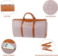 China 3 in 1 Foldable Waterpoof Hanging Suitcase Suit Weekender Carry On Custom Travel Garment Bag for sale
