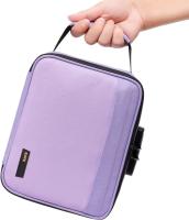 China Portable Carbon Lined Custom Travel Bag With Activated Charcoal Lock Removable Dividers Waterproof Zipper for sale