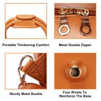 China Womens Leather Diaper Tote Bag Boy Baby Travel Backpack Mommy 24X9X17