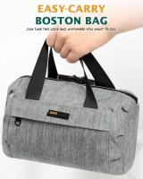 China Great Gifts Carbon Lined Smell Proof Bag Custom Travel 210 D Polyester  with Combination Lock for sale