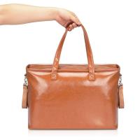 China Xl Tan Leather Diaper Bag Backpack Baby Travel 43X12.5X32CM for sale