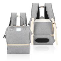 China Diaper Bag Backpack Large Waterproof Travel Baby Bags Classic Gray Crossbody 10X7X13