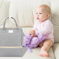 China Diaper Bag Backpack Large Waterproof Travel Baby Bags Classic Gray Crossbody 10X7X13