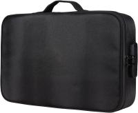 China Black Color Large Capacity Storage Waterproof Custom Travel Smell Proof Bag With Lock for sale