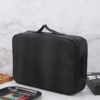 China Black Color Large Capacity Storage Waterproof Custom Travel Smell Proof Bag With Lock for sale