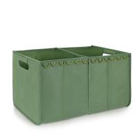 China Collapsible Trunk Storage Tote Luggage Storage For Suv Two Compartments Foldable 36x4x9