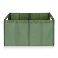 China Collapsible Trunk Storage Tote Luggage Storage For Suv Two Compartments Foldable 36x4x9