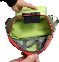 China Green Color Activated Carbon Fiber Custom Travel Smell Proof Bag with Lock For Men Women for sale