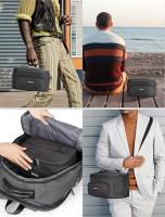 China Large Capacity Portable Enduring Odor Custom Travel Smell Proof Bag With Detachable Shoulder Strap Removable Dividers for sale