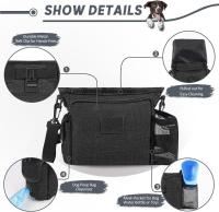 China Portable Walking Fanny Pack Built-in Poop Custom with Multiple Pockets Adjustable Shoulder Strap for sale