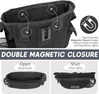 China Portable Walking Fanny Pack Built-in Poop Custom with Multiple Pockets Adjustable Shoulder Strap for sale