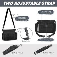China Portable Walking Fanny Pack Built-in Poop Custom with Multiple Pockets Adjustable Shoulder Strap for sale