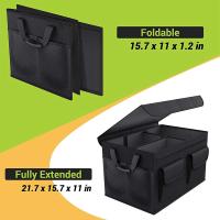 China SUV Truck Car Backseat Storage Bag Cooler Foldable Large 21.7X15.7X11