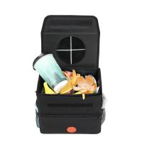 China Hanging Car Organizer Bags Trunks Waterproof Car Trash Can Garbage Bin 9x5