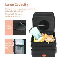 China Hanging Car Organizer Bags Trunks Waterproof Car Trash Can Garbage Bin 9x5