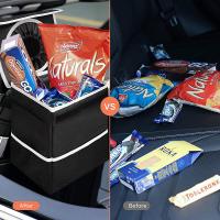 China Grocery Car Organizer Bags Waterproof Truck Bed Storage Bag Box Can Bin 8x6x10