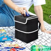 China Grocery Car Organizer Bags Waterproof Truck Bed Storage Bag Box Can Bin 8x6x10