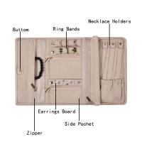 China Makeup Jewelry Roll Up Travel Bag Organizer Case Small Holder Portable 8x5x1