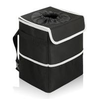 China Toiletry Car Organizer Bag Hanging Internal Waterproof Car Trash Can Bag 8X7X10