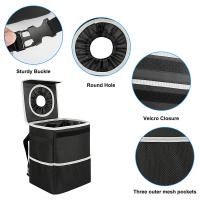 China Toiletry Car Organizer Bag Hanging Internal Waterproof Car Trash Can Bag 8X7X10