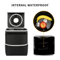 China Toiletry Car Organizer Bag Hanging Internal Waterproof Car Trash Can Bag 8X7X10