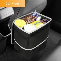 China Toiletry Car Organizer Bag Hanging Internal Waterproof Car Trash Can Bag 8X7X10