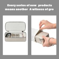 China Makeup Jewelry Storage Bags Box PU Leather Travel Portable 7x3.15x1.97
