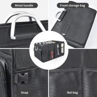 China Seat Storage Car Organizer Bags Folding Truck Backseat Handle Strap 62x32x32CM for sale