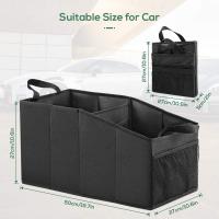 China Large Shopping Car Organizer Bags Grocery Foldable Front Back Seat Truck 19X10X10