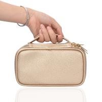 China OEM  2 Layer Jewelry Storage Bag Pouches Organizer Pouch Earring Travel Case 7x2.4x3.9
